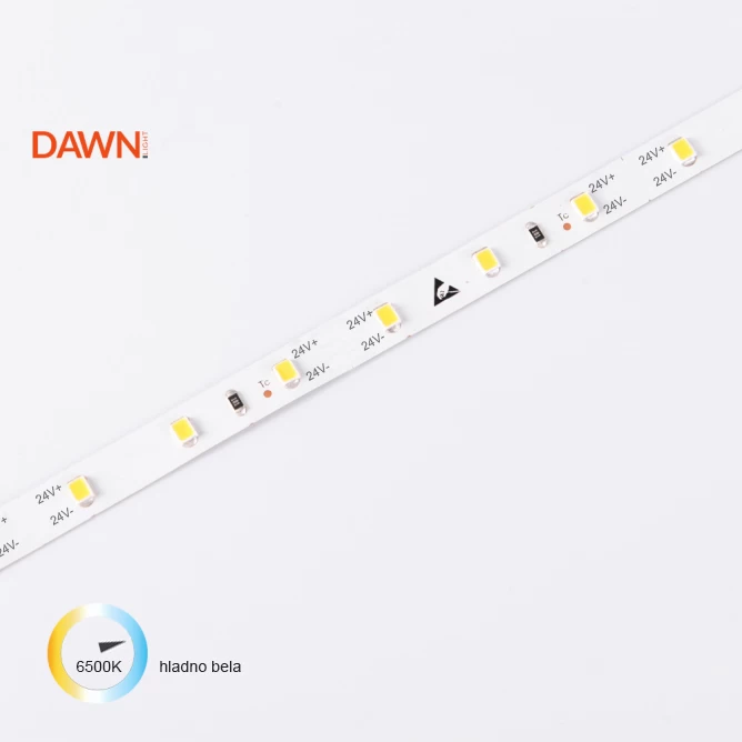 DAWN LED TRAKA 24V 4.8W/m 6500K IP20 (HL 2835-60-W, 5m, 8mm) 150013