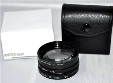 Massa UV, CPL i Close-Up 52mm filteri