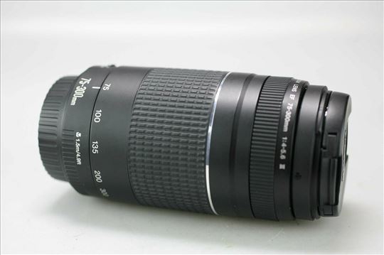 Canon 75-300mm f/1:4-5.6 III - kao nov