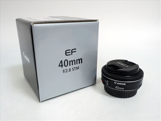 Canon 40mm 2.8 STM - Novo