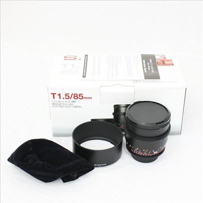 Samyang 85mm T1.5 AS IF UMC II Cine Lens za Canon