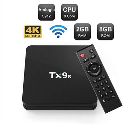 Smart Android 9 TV Box TX9s 2/8 GB 8 jezgra