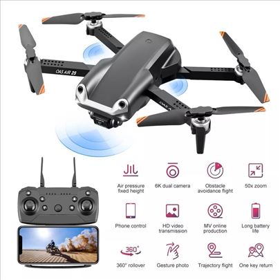 Dron dve kamere 4K dron sa Hd kamerama 2.4g i wifi