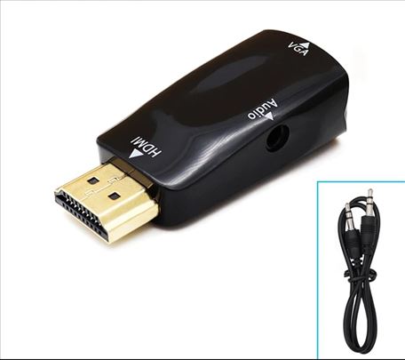 HDMI na VGA adapter sa audio izlazom