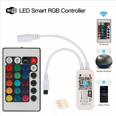 Wifi Smart Led Kontroler RGB + Daljinski