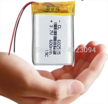 3.7V 600mAh LiPo punjiva baterija