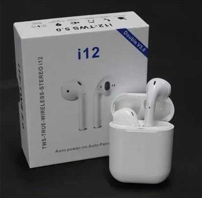 Bezicne slusalice i12 Airpods i12