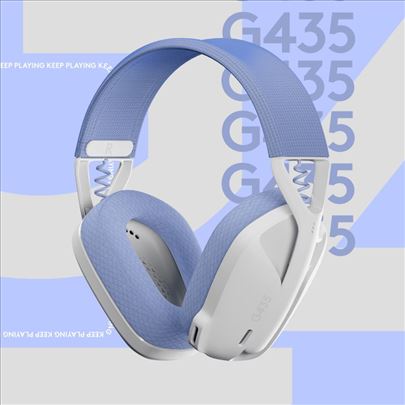 Logitech G435 Lightspeed Wireless Headset White