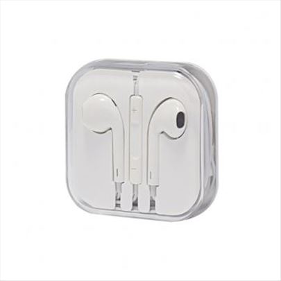 Orginal iPhone Slušalice Handsfree 3,5mm Bele