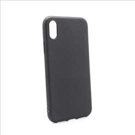 Futrola iPhone X leđa Carbon fiber - crna