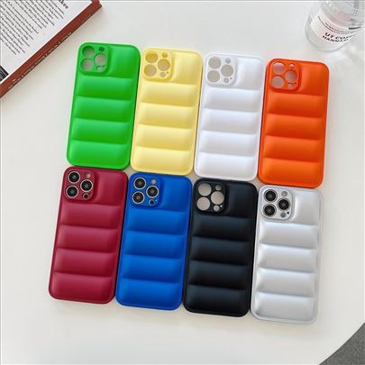 Silikonska bela maska za iPhone 12 pro