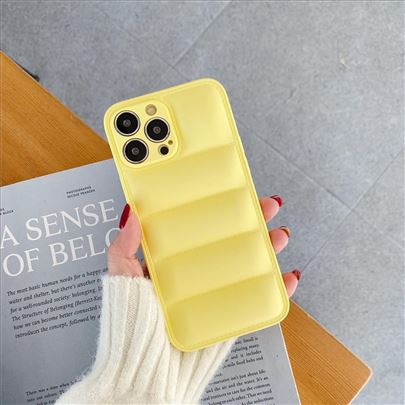 Zuta silikonska maska za iPhone 12 pro