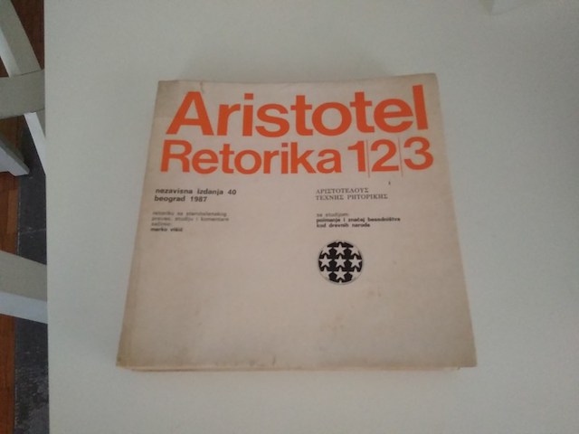 ARISTOTEL - Retorika 1 2 3