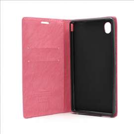 Futrole za sony m4aqua mercury flip pink