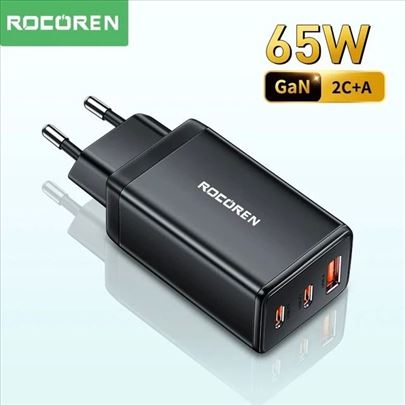 Rocoren 65W GaN Pro Brzi Punjač