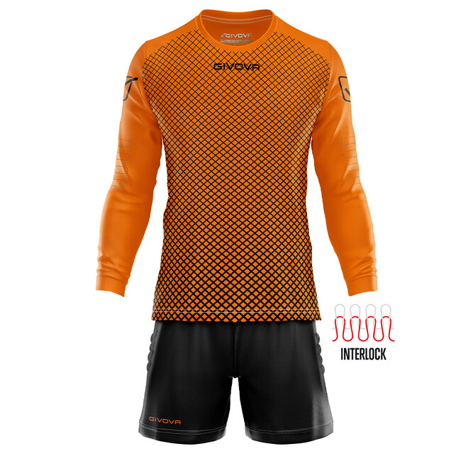 KIT MANCHESTER PORTIERE ARANCIO/NERO Tg. L