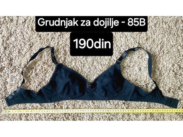 Grudnjak za dojilje crne boje 85B