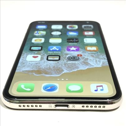 iPhone X White Sim Free 100% BH