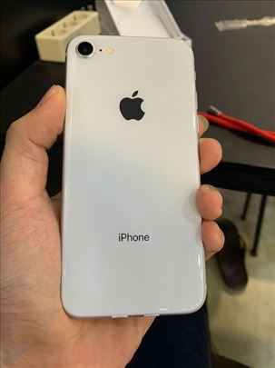 iPhone 8 64GB Silver Sim Free novo! 100% Baterija