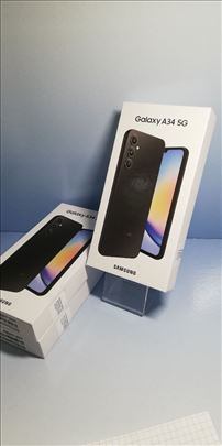 Samsung A34 8/128gb Awesome Graphite Novo!