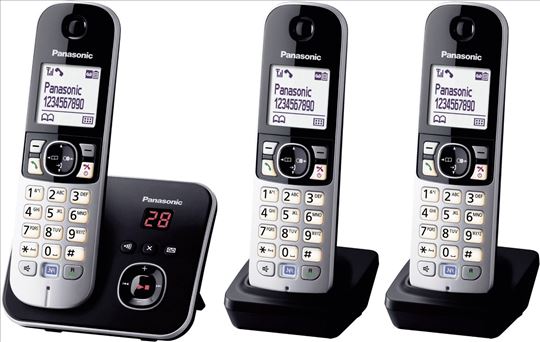 Panasonic KX-TG6823 DECT, bežični sa 3 slušalice