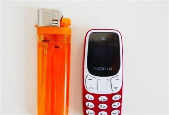 Mini Nokia BM10 Nokia sa 2 sim kartice crvena