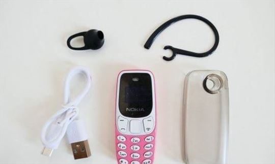 Mini Nokia BM10 Nokia sa 2 sim kartice rozi