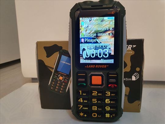 Land Rover mobilni telefon za 4 Sim kartice