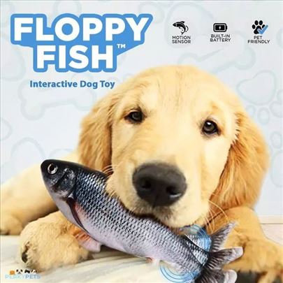 Floppy Fish - zabavna igračka za pse