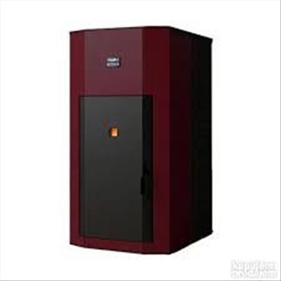 Kotao na pelet MBS 35kw - podrumski bordo MBS