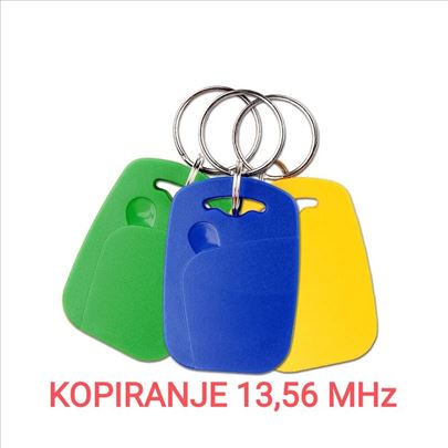 Kopranje RFID tag,token, kartica 13,54 MHz