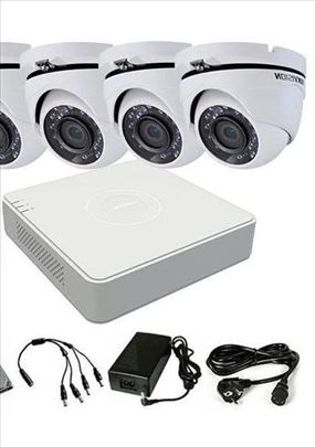 Video nadzor Hikvision komplet 4 CH 2 megapiksela