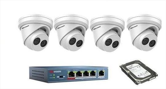 Video nadzor Hikvision komplet IP 4 kamere