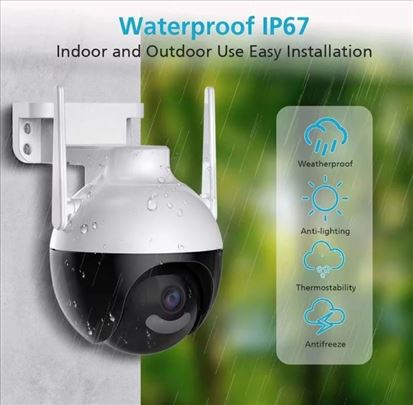 Rotirajuca IP wifi smart spoljasnja kamera 12mpx