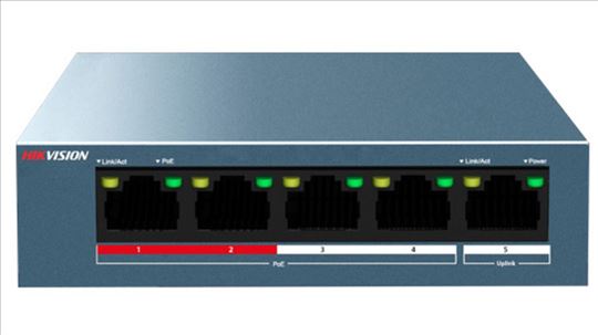 Hikvision 4-portni 10/100Mbps POE svič