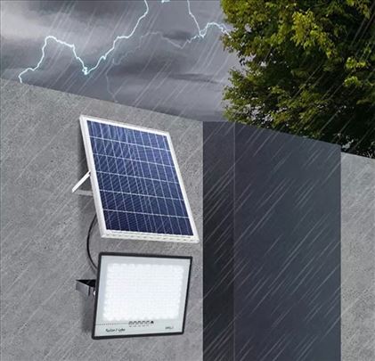 Led reflektor sa solarnim panelom 100w vodootporni