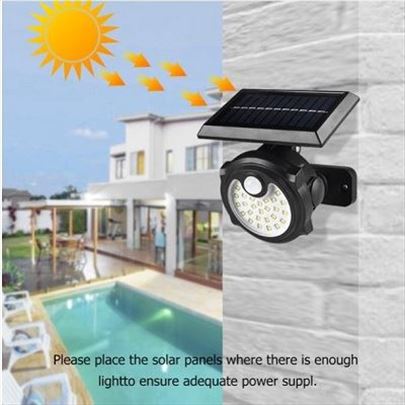 Solarna lampa sa senzorom pokreta