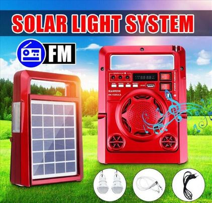 Solarni sistem+FM radio+lampa