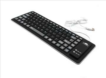 Tastatura Usb Flexy crna