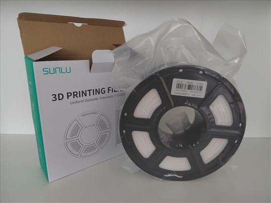 3D Printing Filament SUNLU - White 1.75mm , 1kg