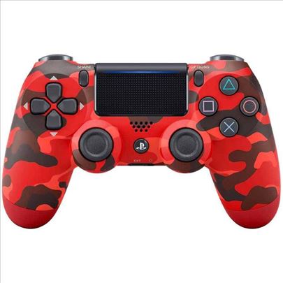 Džojstik za PS4 bežični maskirni crveni