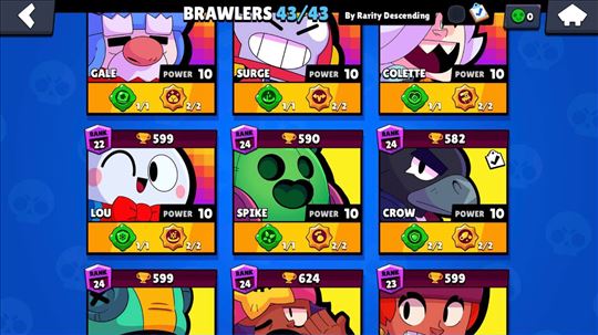 Prodajem Brawl Stars account (nalog), sve u igrici