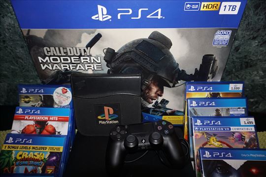 Sony Playstation 4 (PS4) - 1 TB, bukvalno nov