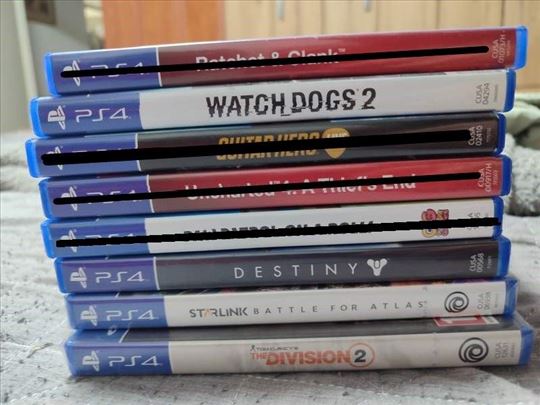 Igrice PS4 Watch dogs 2, Hitman 2, Journey, Lego