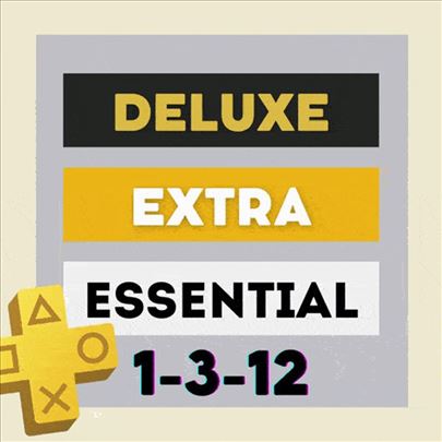 12 meseci PlayStation Plus PS plus essential extra