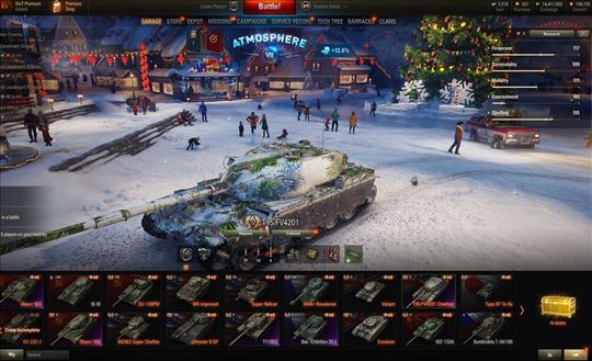 World of Tanks WOT nalog /CHIEFTAIN/OBJ907/OBJ260