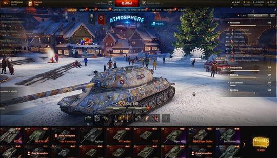 World of tanks WOTnalog OBJ260/AMX50FOCH155/FV215B