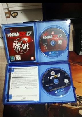 Fifa 18 - Nba 2K17 playstation 4 original igrice