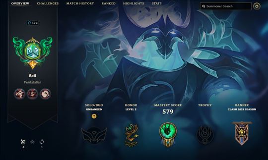 League of Legends account EUNE