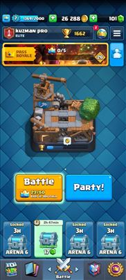 Clash royale account povoljnoo